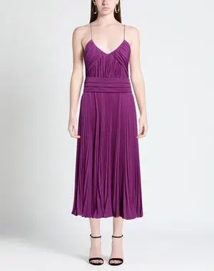 Max Mara Crepe Midi Dress - Red