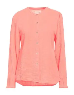 Honorine Woven Mandarin Collar Shirt