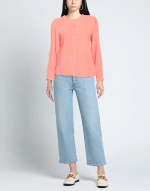 Honorine Woven Mandarin Collar Shirt