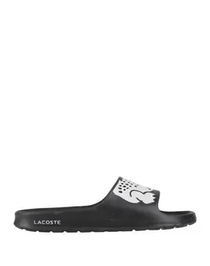 Lacoste Rubber Slides Black