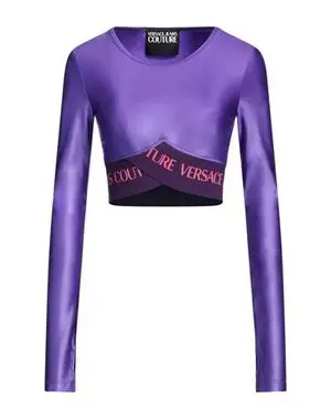 Versace Top Size Polyamide, Elastane - Purple
