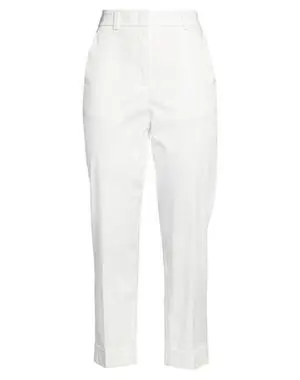 Peserico Cotton Elastane Tapered Pants - White