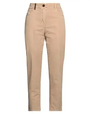 Peserico PESERICO Coral Cotton Elastane Pants Camel