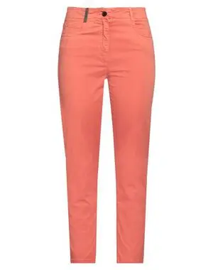 Peserico Cotton Elastane Pants - Red