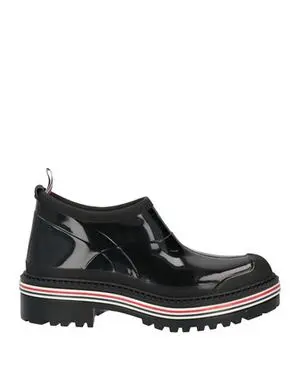 Thom Browne Ankle Boots In Rubber With Lug Sole Black