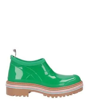 Thom Browne Ankle Boots In Rubber With Lug Sole Green