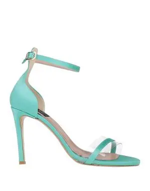 Two Tone Ankle Strap Sandals For Women
