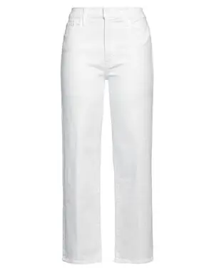 MOTHER Cotton, Polyester, And Elastane Straight-leg Jeans