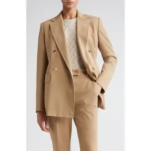 Max Mara Tatiana Double-breasted Jersey Blazer