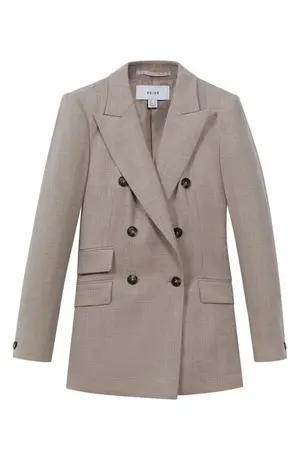REISS Hazel Stretch Wool Blazer