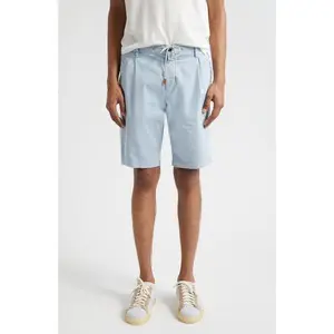 Eleventy Stretch Cotton Bermuda Shorts