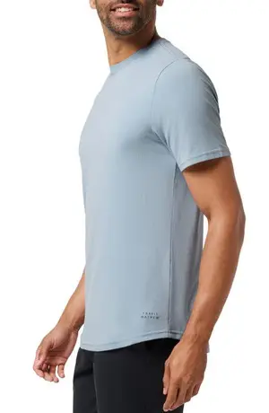 Travis Mathew Cloud Crewneck T-shirt - Ash Blue