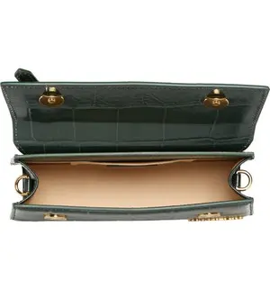 Jacquemus Le Chiquito Long Croc Embossed Leather Convertible Bag