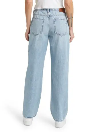 HIDDEN JEANS Ripped High-waist Straight-leg Jeans