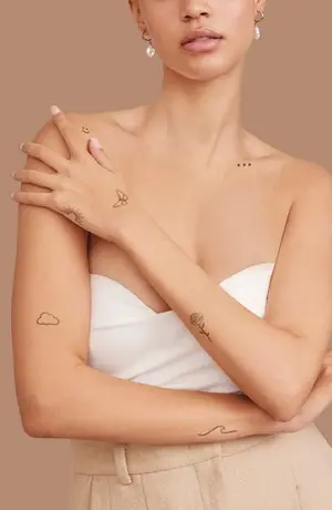 INKED BY DANI Barely There Temporary Tattoos
