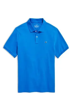 Vineyard Vines Heritage Piqué Polo Tide Blue
