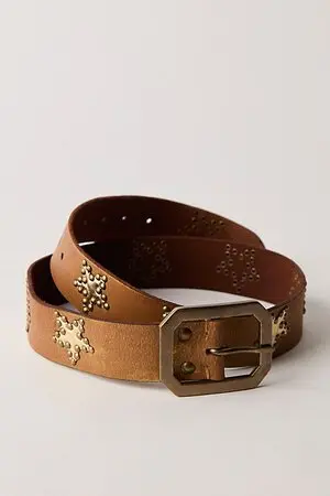 Free People Starcrossed Studded Leather Belt Holy Grail