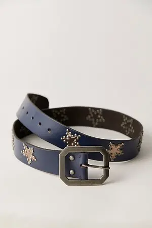 Free People Starcrossed Studded Leather Belt Secret Society