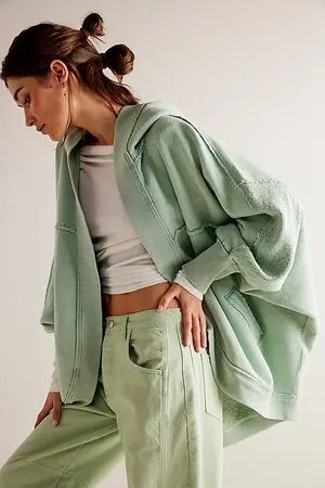 Free People We The Free Forever Yours Cardigan Blue Surf