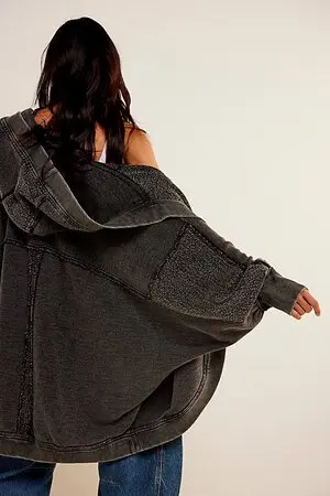 Women's Oversized Hooded Cardigan