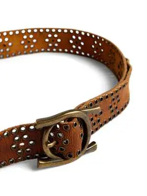 Dsquared2 Eyelet-embellished Leather Belt