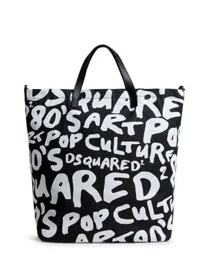 Dsquared2 Logo-print Tote Bag - Black
