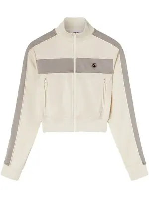 AMBUSH Zip-up Striped Sweatshirt - Neutrals
