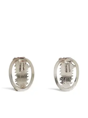 Dsquared2 Logo-plaque Clip-on Earrings