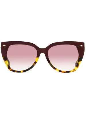 LONGINES Butterfly-frame Gradient-lenses Sunglasses - Red