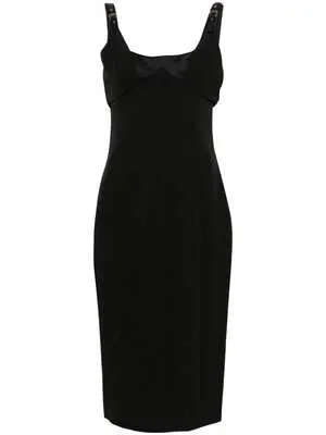 Versace Square-neck Midi Dress