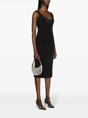 Versace Square-neck Midi Dress
