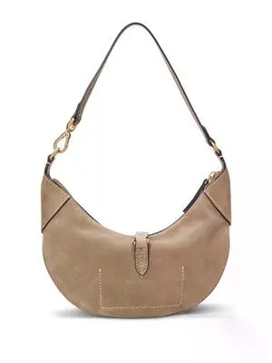 Polo Ralph Lauren Mini Polo Id Suede Shoulder Bag