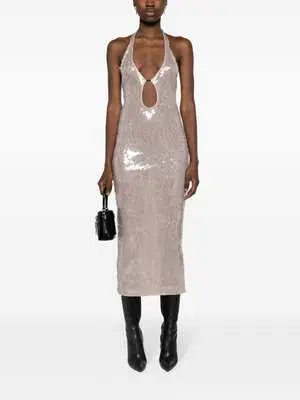 16Arlington Sola Sequinned Midi Dress