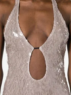 16Arlington Sola Sequinned Midi Dress