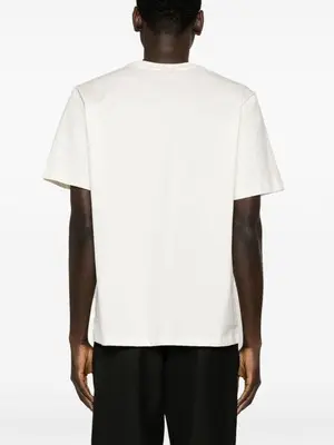 MSGM Logo-print Cotton T-shirt - White