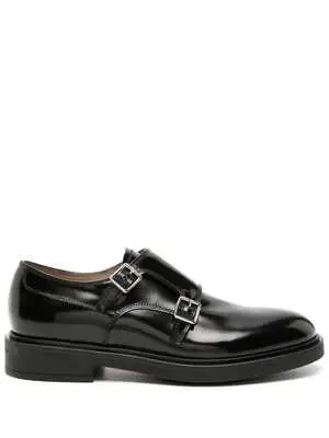 GIANVITO ROSSI Scott Buckled Leather Shoes
