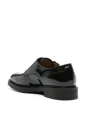 GIANVITO ROSSI Scott Buckled Leather Shoes
