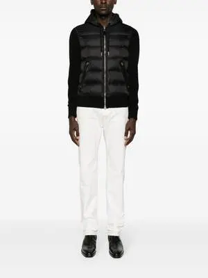 TOM FORD Hooded Knit-paneled Puffer Jacket