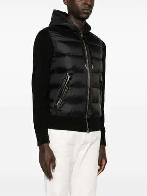 TOM FORD Hooded Knit-paneled Puffer Jacket