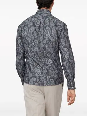 Brunello Cucinelli Paisley-print Cotton Shirt