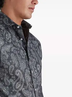 Brunello Cucinelli Paisley-print Cotton Shirt
