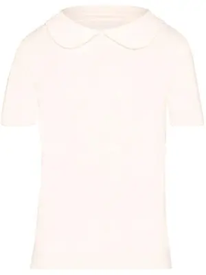 MAISON MARGIELA Wool-cashmere Blend Top - Pink