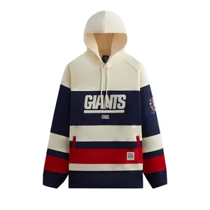 Kith For The Nfl Giants Delk Hockey Hoodie History - Cream