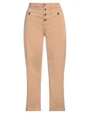 Liu Jo Cotton-elastane Pants - Beige