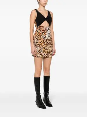 Just Cavalli Leopard-print Mini Dress
