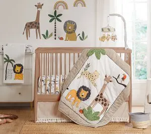 LEVTEX BABY Zuma 4-piece Crib Bedding Set - One-color