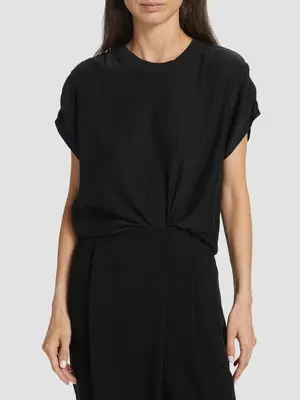 Cinq À Sept Lorainne Silk T-shirt