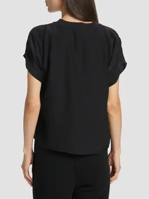 Cinq À Sept Lorainne Silk T-shirt