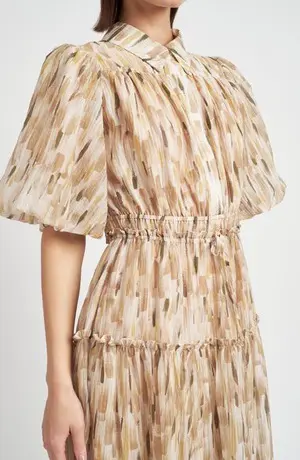 EN SAISON Billie Tiered Midi Dress
