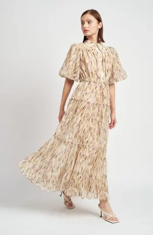 EN SAISON Billie Tiered Midi Dress